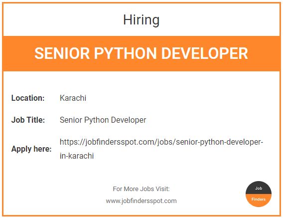 Abdul Basit Khan on LinkedIn: Senior Python Developer - Karachi | Job ... Abdul Basit Khan on LinkedIn: Senior Python Developer - Karachi | Job ...