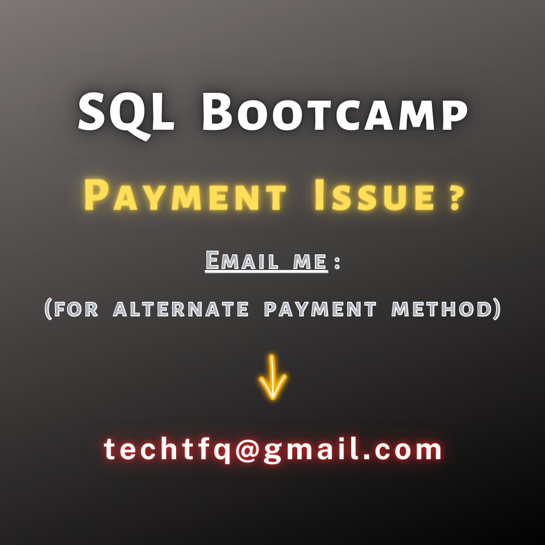 Thoufiq Mohammed on LinkedIn: #sqltraining #sql Thoufiq Mohammed on LinkedIn: #sqltraining #sql