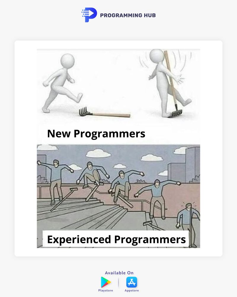Programming Hub on LinkedIn: #newbievspro #programminghumor #devlife # ... Programming Hub on LinkedIn: #newbievspro #programminghumor #devlife # ...