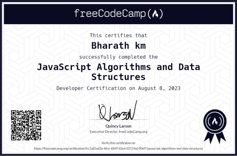 Bharath K M on LinkedIn: #javascript #algorithms #datastructures # ... Bharath K M on LinkedIn: #javascript #algorithms #datastructures # ...