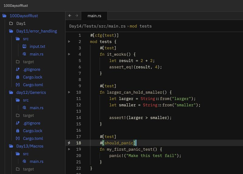 Gurkamal Preet Singh on LinkedIn: #100daysofrust #rustlang #programming ... Gurkamal Preet Singh on LinkedIn: #100daysofrust #rustlang #programming ...