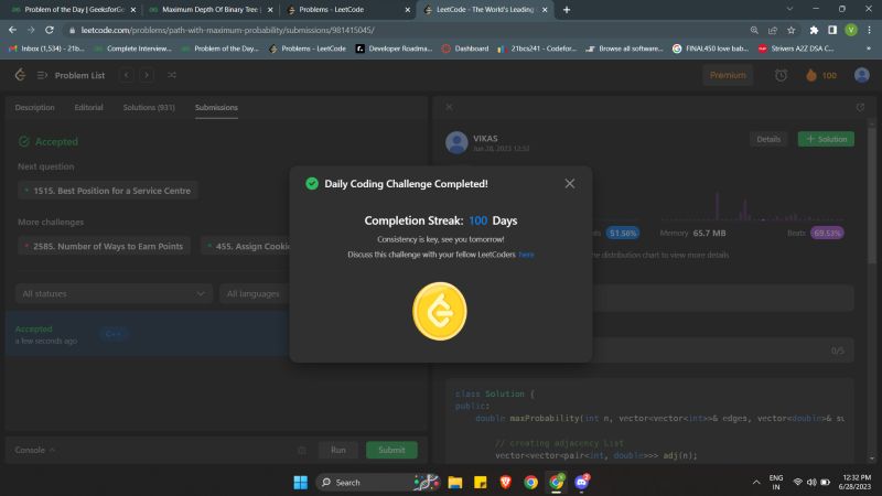 Vikas Arya on LinkedIn: #leetcode #leetcode #streak #consistency # ... Vikas Arya on LinkedIn: #leetcode #leetcode #streak #consistency # ...