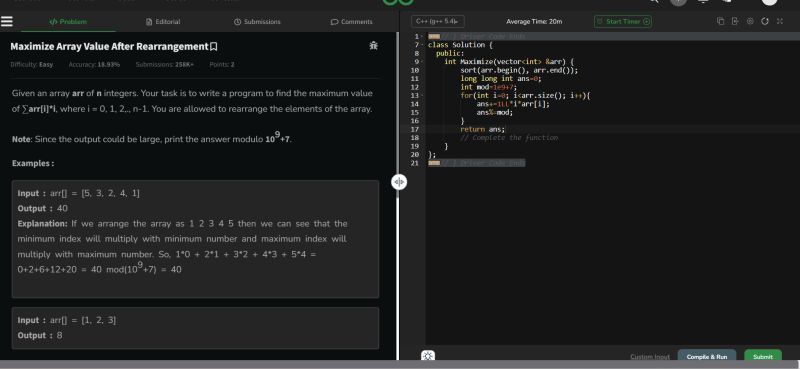 Ritika Srivastava on LinkedIn: GFG problem of the day||30 days DSA ... Ritika Srivastava on LinkedIn: GFG problem of the day||30 days DSA ...