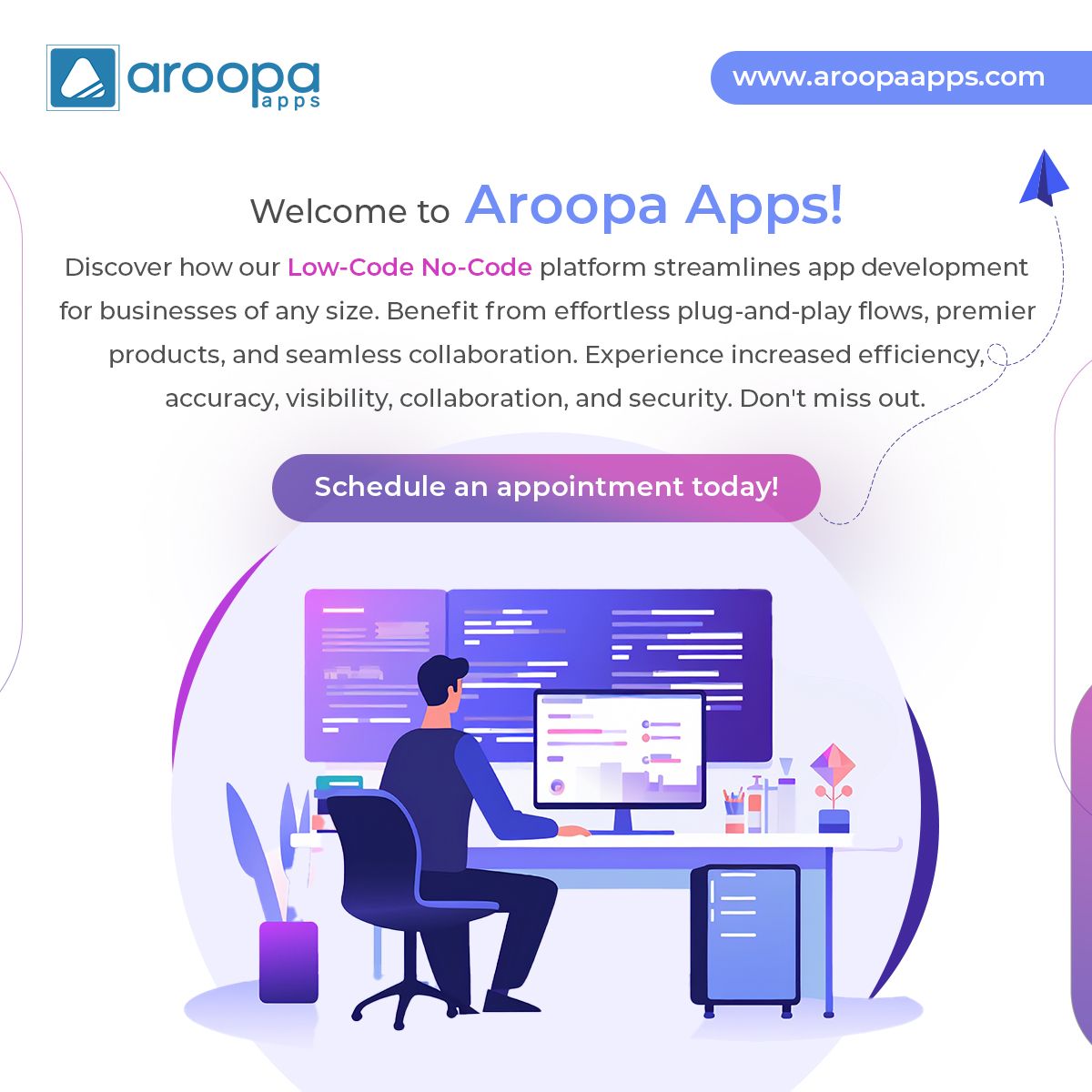 Aroopa on LinkedIn: #appdevelopment #lowcode #nocode #aroopaapps Aroopa on LinkedIn: #appdevelopment #lowcode #nocode #aroopaapps