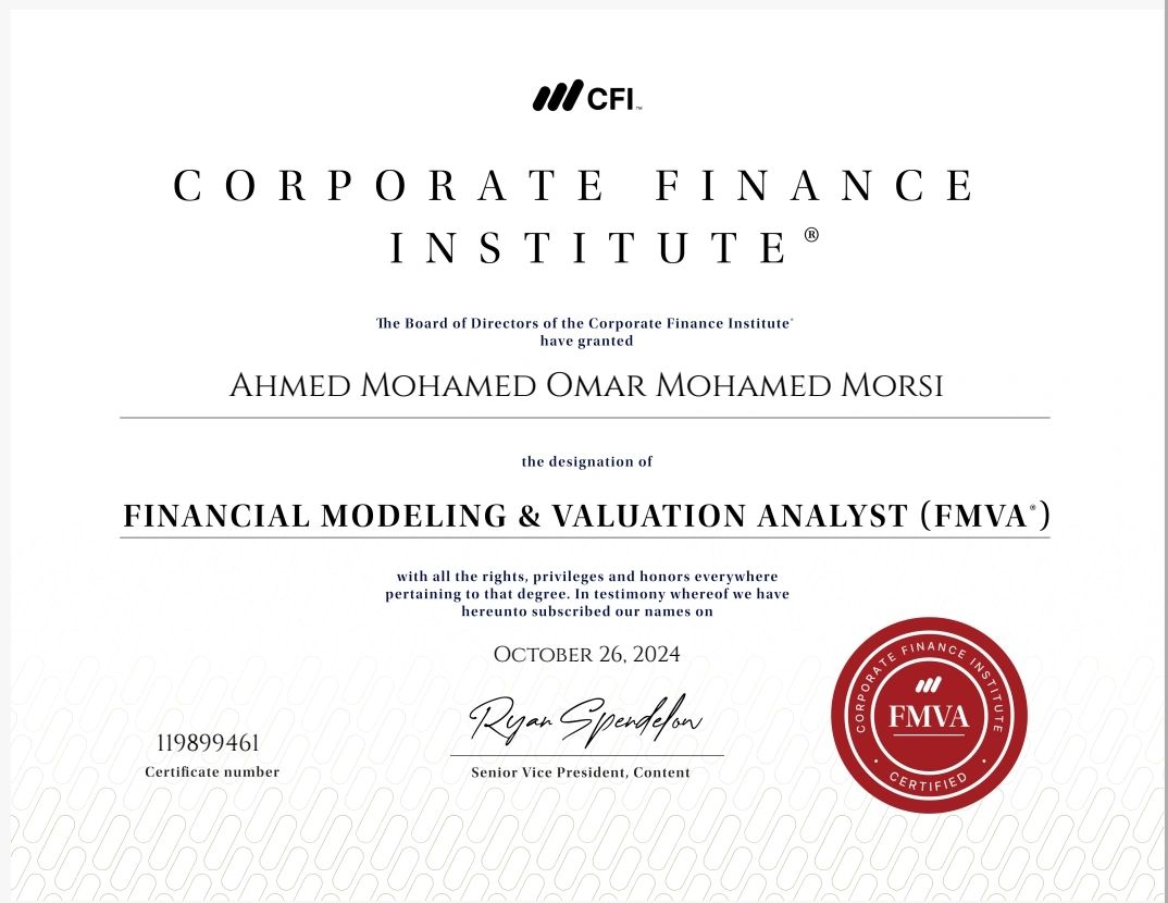 Ahmed Omar, MBA, ACI DC, FMVA on LinkedIn: #planning #financial ... Ahmed Omar, MBA, ACI DC, FMVA on LinkedIn: #planning #financial ...