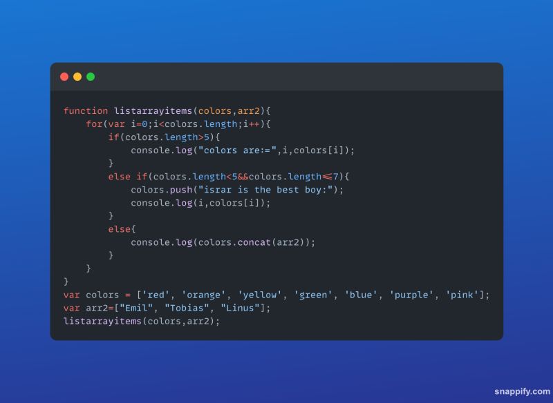 Muhammad israr on LinkedIn: #editor_snappify #functions #javascript # ... Muhammad israr on LinkedIn: #editor_snappify #functions #javascript # ...