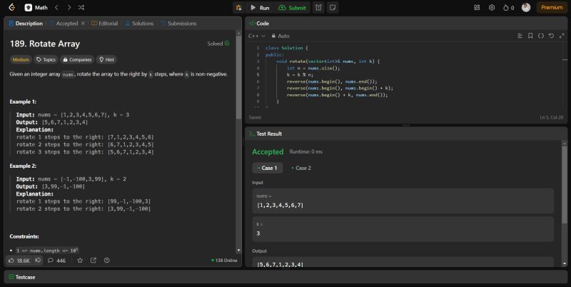 #day55 #drgvishwanathanchallenge #leetcode #100daysofcode… | Vaibhav Kumar #day55 #drgvishwanathanchallenge #leetcode #100daysofcode… | Vaibhav Kumar