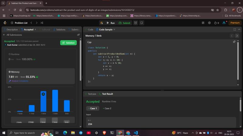 #leetcode #dsa #problemsolving #cplusplus #softwaredevelopment… | Kush ... #leetcode #dsa #problemsolving #cplusplus #softwaredevelopment… | Kush ...