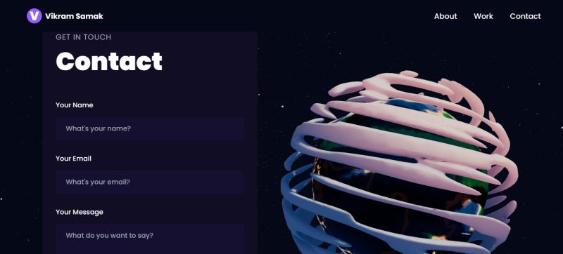 Vikram Samak on LinkedIn: #webdev #portfolioupdate #threejs #react # ... Vikram Samak on LinkedIn: #webdev #portfolioupdate #threejs #react # ...