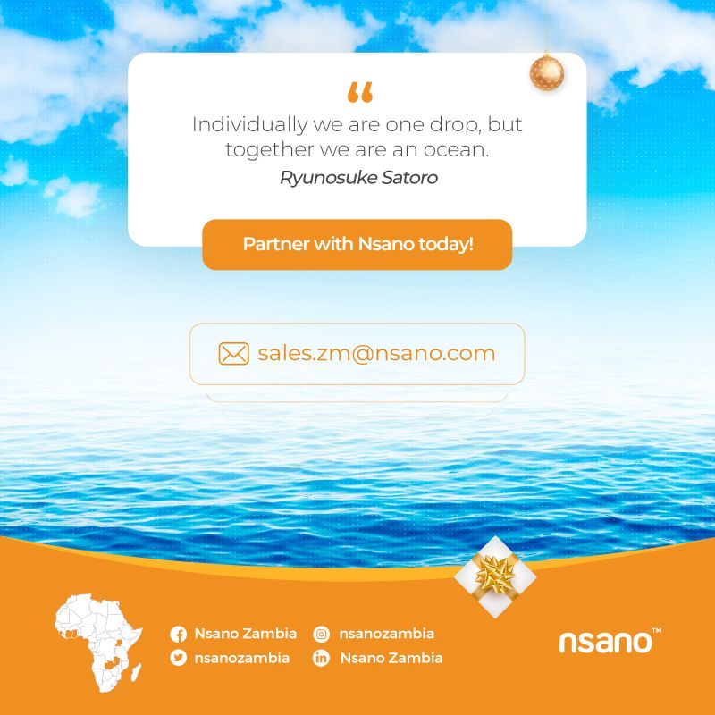 Nsano Zambia on LinkedIn: Let's work together to build the future you ... Nsano Zambia on LinkedIn: Let's work together to build the future you ...