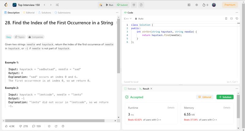 LeetCode challenge: String Indexing | Divyansh Yadav posted on the ... LeetCode challenge: String Indexing | Divyansh Yadav posted on the ...