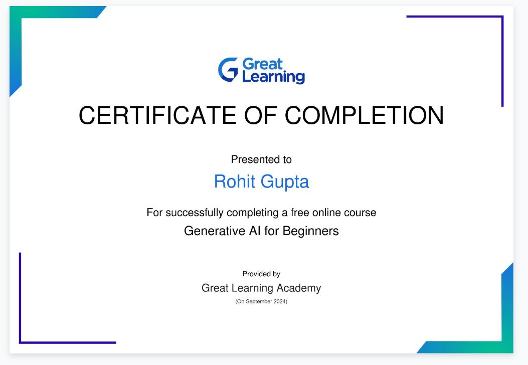 Rohit Gupta on LinkedIn: #gen #ai Rohit Gupta on LinkedIn: #gen #ai