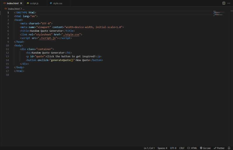 #webdevelopment #javascript #frontend #coding #quotegenerator #learning ... #webdevelopment #javascript #frontend #coding #quotegenerator #learning ...
