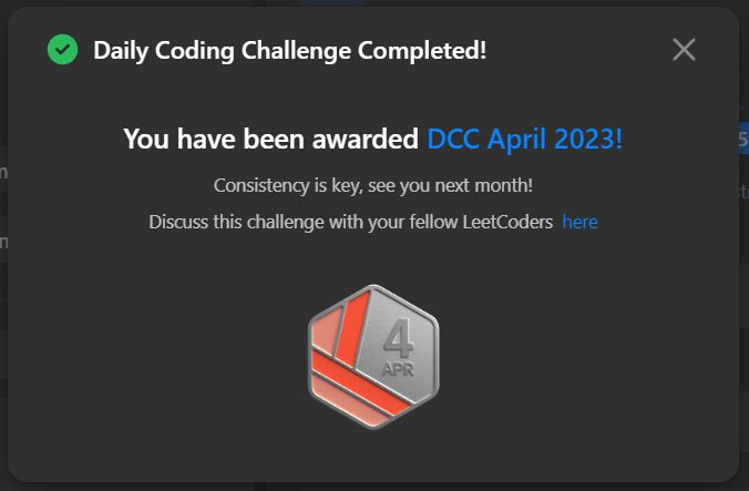 Nesar Reddy on LinkedIn: #leetcode #dailycodingchallenge #april2023 # ... Nesar Reddy on LinkedIn: #leetcode #dailycodingchallenge #april2023 # ...