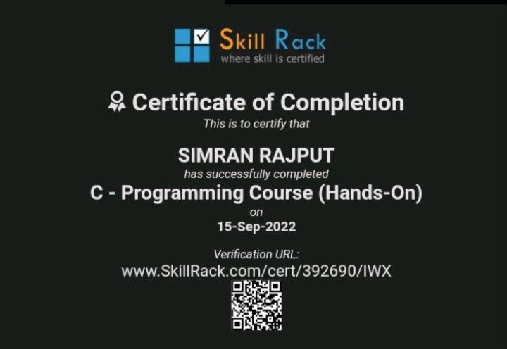 Simran Chouhan on LinkedIn: #programming Simran Chouhan on LinkedIn: #programming