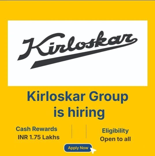 Asmita Kumari on LinkedIn: Kirloskar Group is hiring! Hiring Alert ... Asmita Kumari on LinkedIn: Kirloskar Group is hiring! Hiring Alert ...