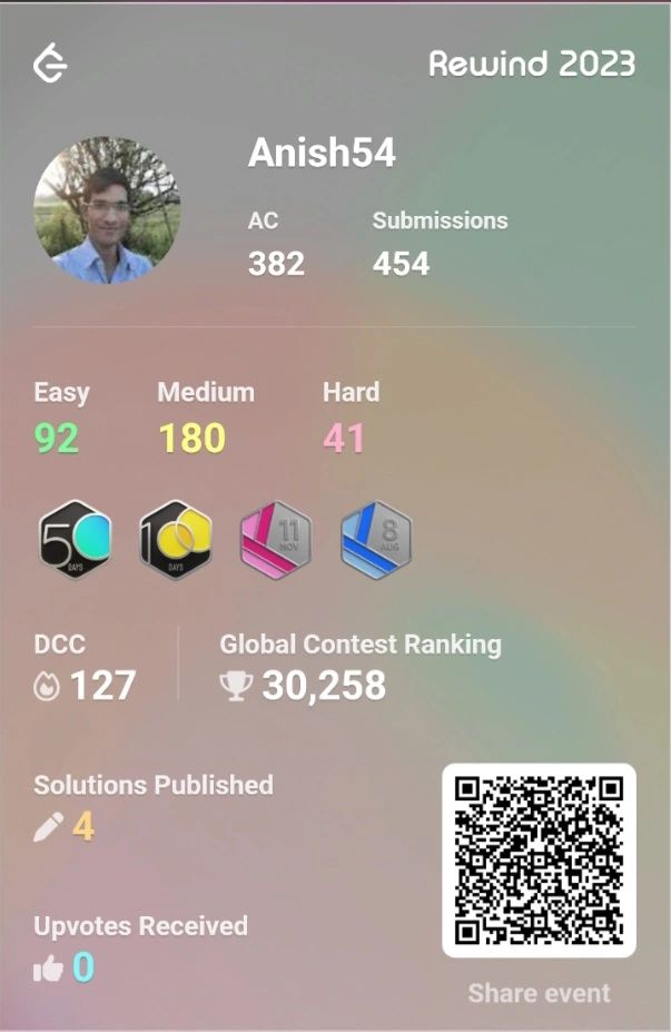 Anish Kumar on LinkedIn: #leetcode #leetcode2023 Anish Kumar on LinkedIn: #leetcode #leetcode2023