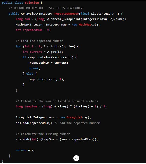 LeetCode Journey: Repeat and Missing Number Array Problem | Yash Kasat ... LeetCode Journey: Repeat and Missing Number Array Problem | Yash Kasat ...