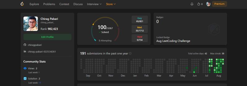 Chirag Pabari on LinkedIn: #leetcode #coding #problemsolving # ... Chirag Pabari on LinkedIn: #leetcode #coding #problemsolving # ...