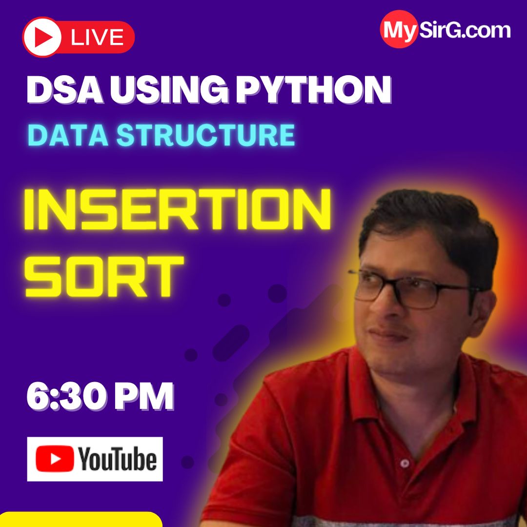 Saurabh Shukla on LinkedIn: Learn Paid course for FREE DSA using Python ... Saurabh Shukla on LinkedIn: Learn Paid course for FREE DSA using Python ...
