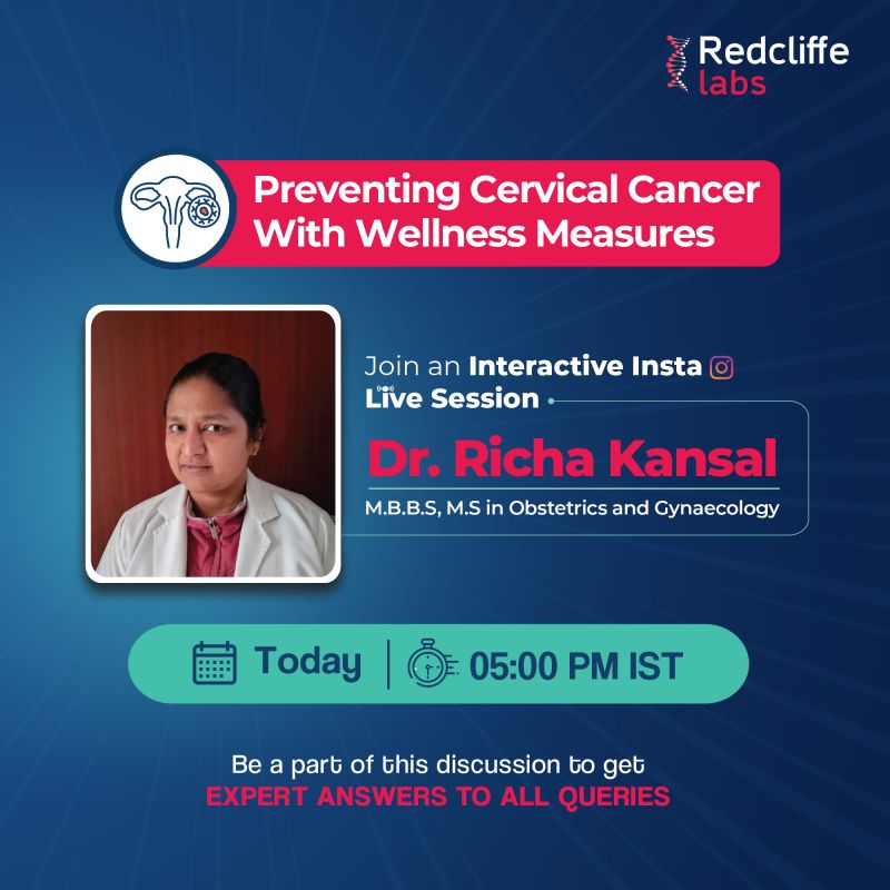 Redcliffe Labs on LinkedIn: #redcliffelabs #cervicalcancer # ... Redcliffe Labs on LinkedIn: #redcliffelabs #cervicalcancer # ...