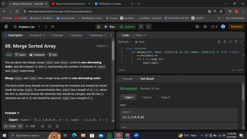 Abeeha Farrukh on LinkedIn: #day #leetcode #coding #problemsolving # ... Abeeha Farrukh on LinkedIn: #day #leetcode #coding #problemsolving # ...
