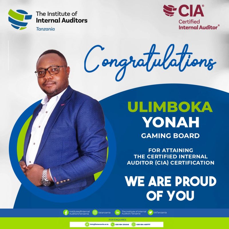 The Institute of Internal Auditors Tanzania - IIA Tanzania on LinkedIn ... The Institute of Internal Auditors Tanzania - IIA Tanzania on LinkedIn ...