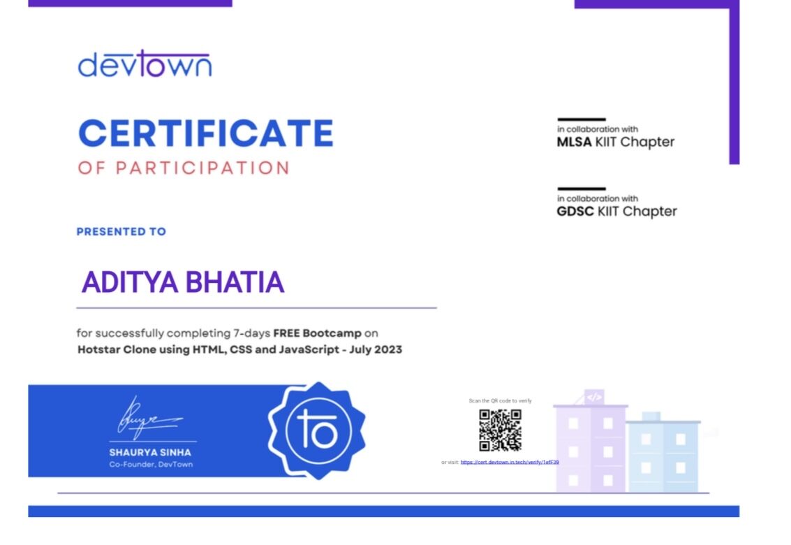 Aditya Bhatia on LinkedIn: #connections #devtown #html #css #js Aditya Bhatia on LinkedIn: #connections #devtown #html #css #js