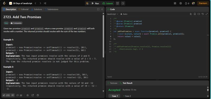 Abhishek Kumar on LinkedIn: 🚀 Day 12 of 30: JavaScript LeetCode ... Abhishek Kumar on LinkedIn: 🚀 Day 12 of 30: JavaScript LeetCode ...