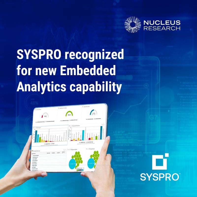 SYSPRO Asia on LinkedIn: #embeddedanalytics #syspro #erp #sayyestonext SYSPRO Asia on LinkedIn: #embeddedanalytics #syspro #erp #sayyestonext