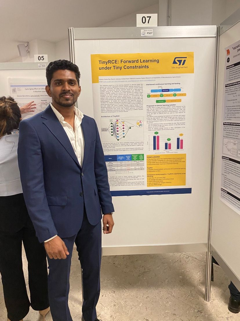 Danilo Pietro Pau on LinkedIn: Prem Kumar Ambrose presenting our paper ... Danilo Pietro Pau on LinkedIn: Prem Kumar Ambrose presenting our paper ...