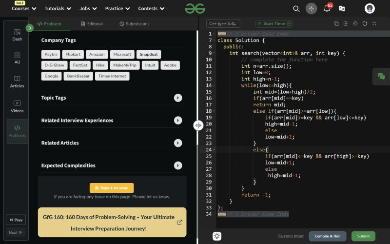 Ashutosh Maurya on LinkedIn: #gfg160 #geekstreak2024 #geeksforgeeks # ... Ashutosh Maurya on LinkedIn: #gfg160 #geekstreak2024 #geeksforgeeks # ...