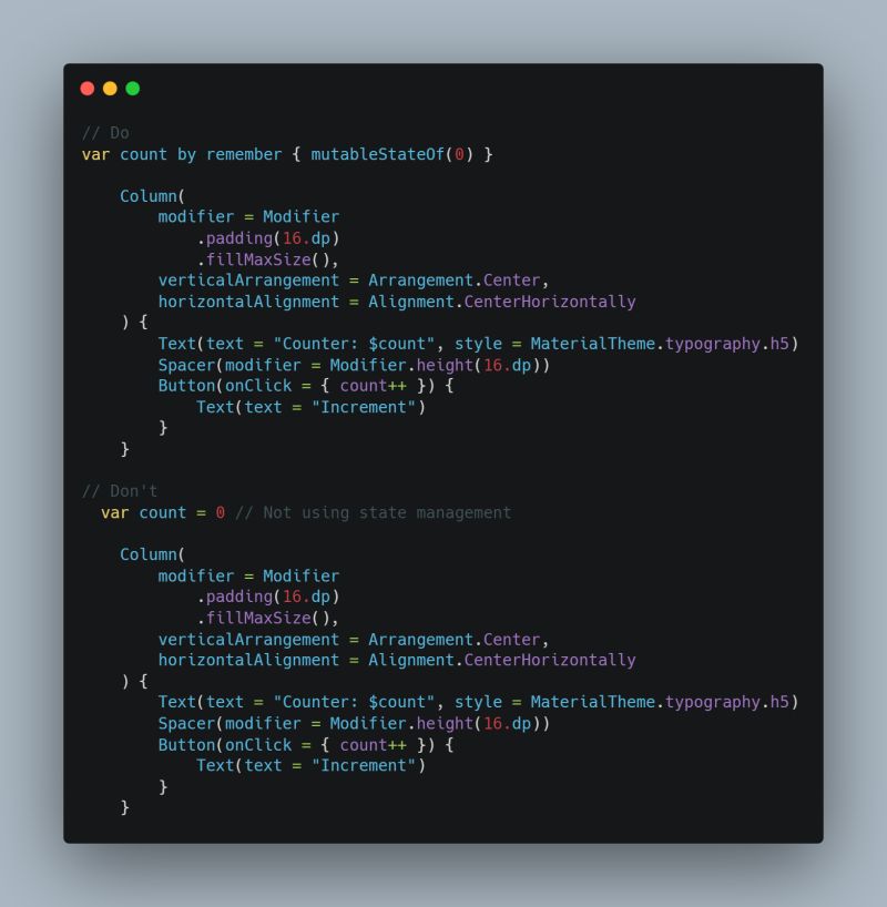 Jetpack Compose tips for Android developers | Ahmed Elnoor posted on ... Jetpack Compose tips for Android developers | Ahmed Elnoor posted on ...