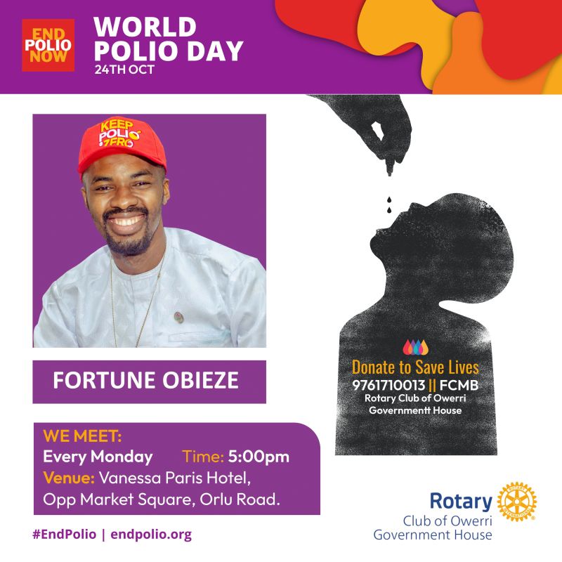 Fortune Obieze on LinkedIn: #endpolionow #world #bemoved #joinus # ... Fortune Obieze on LinkedIn: #endpolionow #world #bemoved #joinus # ...