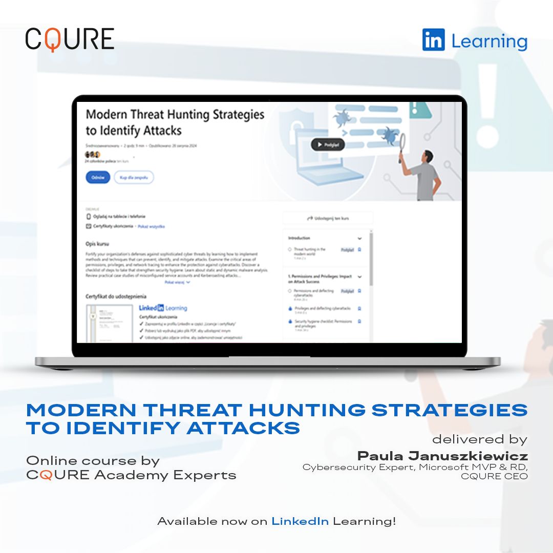 CQURE Academy on LinkedIn: #cqure #cqureacademy #staycqure # ... CQURE Academy on LinkedIn: #cqure #cqureacademy #staycqure # ...