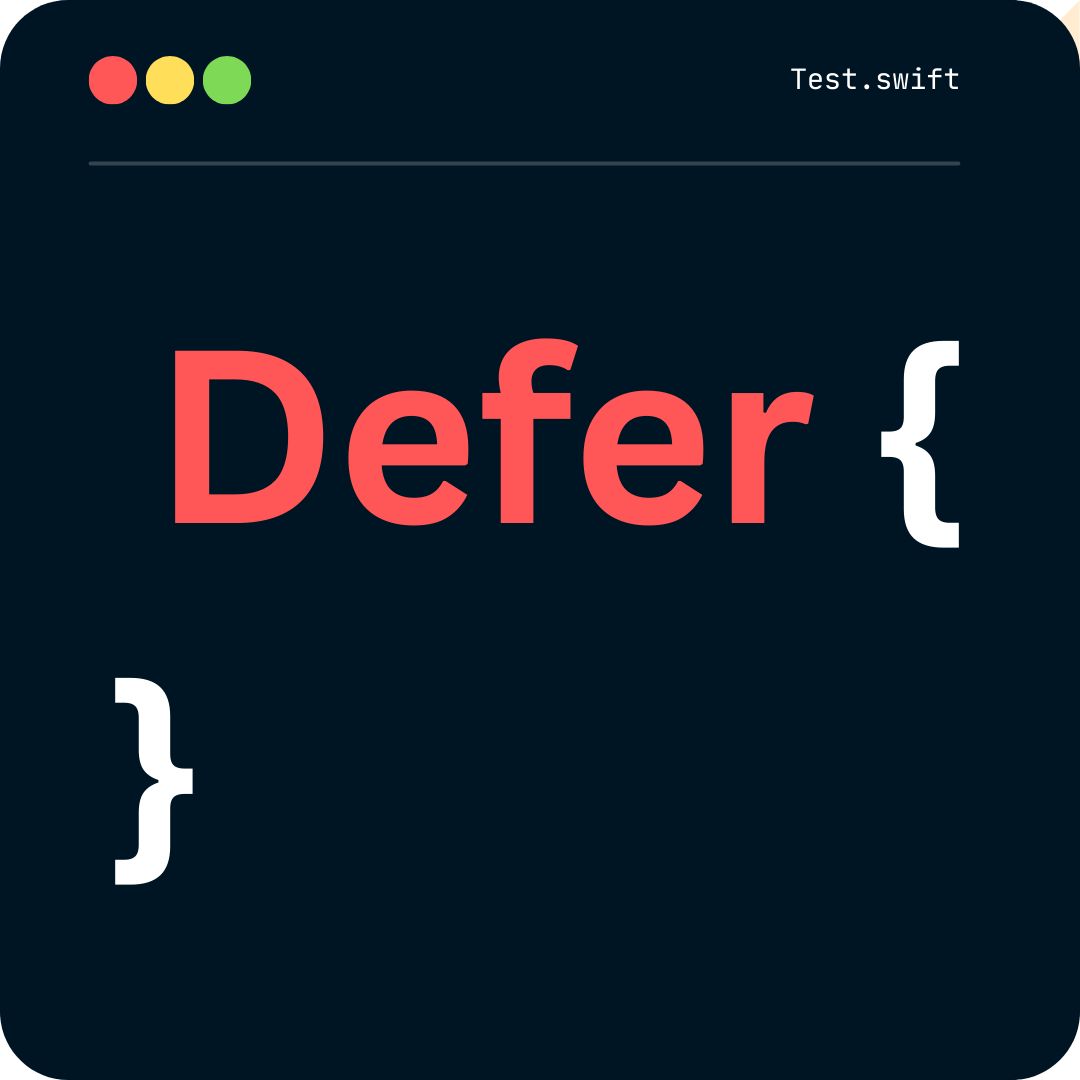 #ios #swift #swiftui #defer #solution #cleanup #mobiledevelopement ... #ios #swift #swiftui #defer #solution #cleanup #mobiledevelopement ...