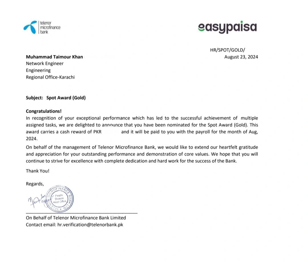 Muhammad Taimour Khan on LinkedIn: #gratitude #performanceaward # ... Muhammad Taimour Khan on LinkedIn: #gratitude #performanceaward # ...