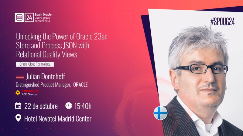 Julian Dontcheff on LinkedIn: #spoug #spoug24 #oracle #json Julian Dontcheff on LinkedIn: #spoug #spoug24 #oracle #json