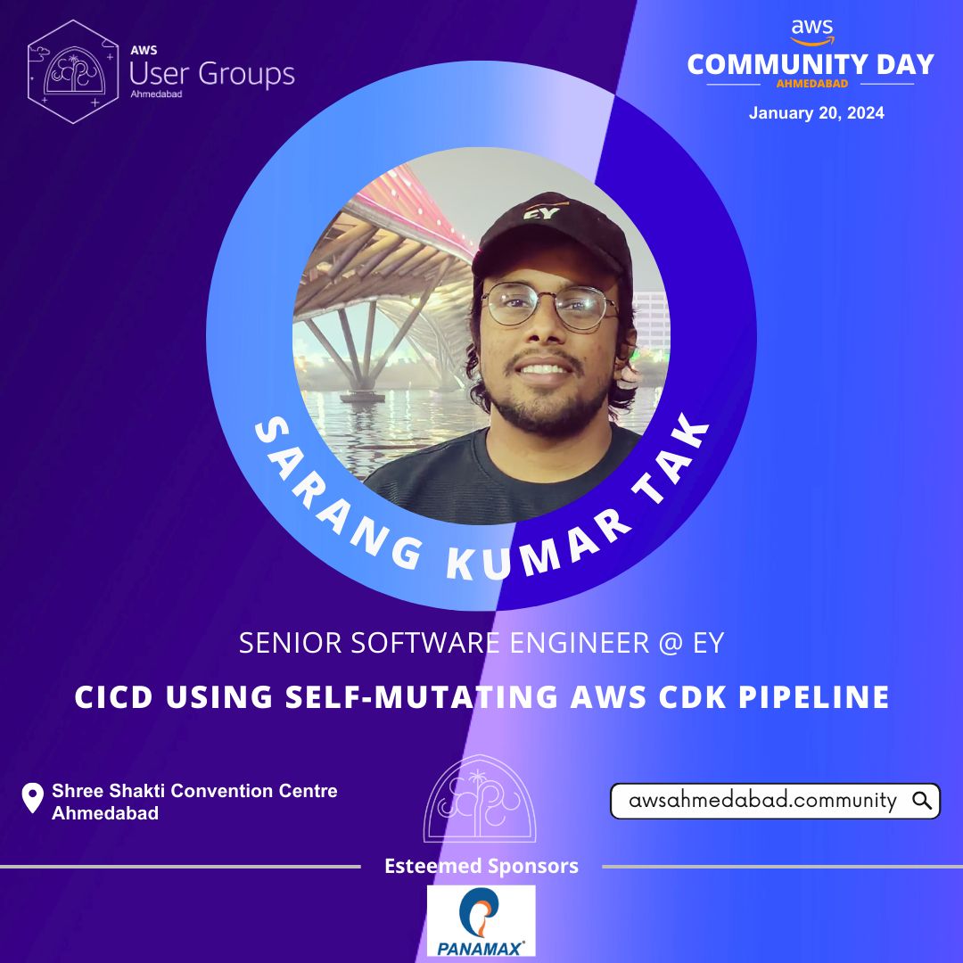 Speaking live at AWS Community Day on CICD | Sarang Kumar Tak posted on ... Speaking live at AWS Community Day on CICD | Sarang Kumar Tak posted on ...