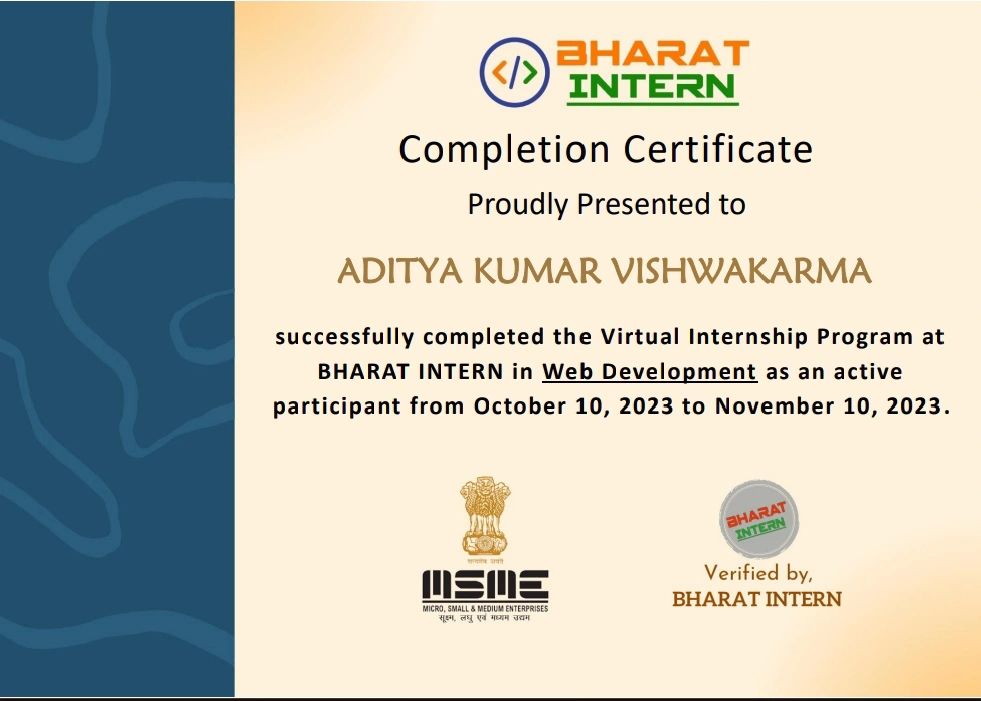 Aditya Kumar Vishwakarma on LinkedIn: #virtual_internship #web ... Aditya Kumar Vishwakarma on LinkedIn: #virtual_internship #web ...