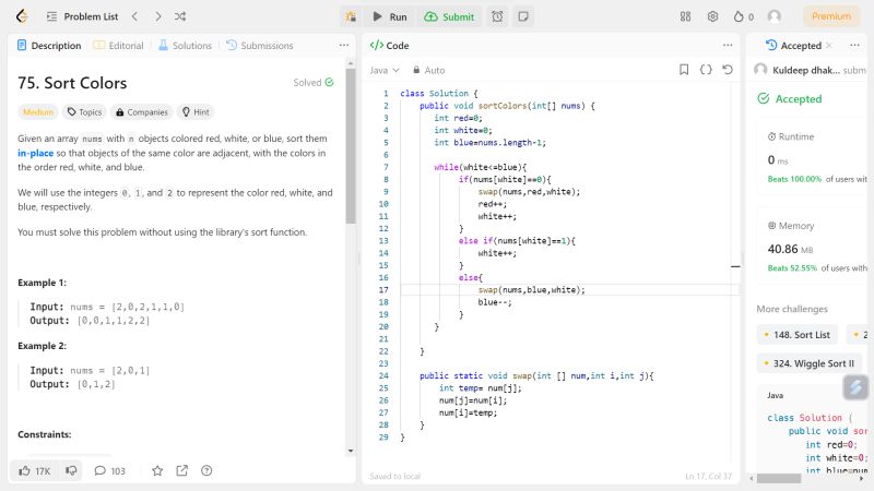 Kuldeep Dhakar on LinkedIn: #dsa #leetcode100daycodingchallenges # ... Kuldeep Dhakar on LinkedIn: #dsa #leetcode100daycodingchallenges # ...