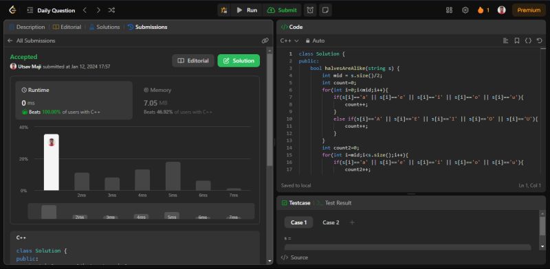 Day 58 of #leetcode journey: solved 1 question | Utsav Maji posted on ... Day 58 of #leetcode journey: solved 1 question | Utsav Maji posted on ...