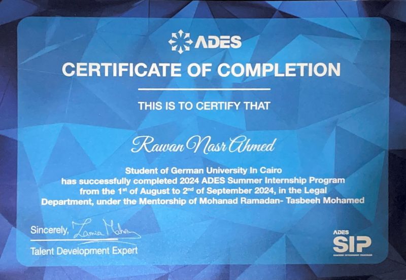 Rawan Nasr on LinkedIn: I am thrilled to share that I have completed my ... Rawan Nasr on LinkedIn: I am thrilled to share that I have completed my ...