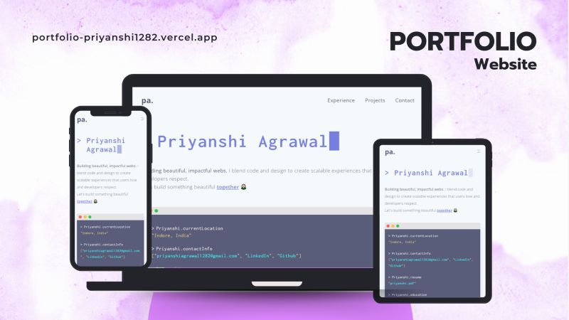 Priyanshi Agrawal on LinkedIn: #project #nextjs #tailwindcss #vercel # ... Priyanshi Agrawal on LinkedIn: #project #nextjs #tailwindcss #vercel # ...