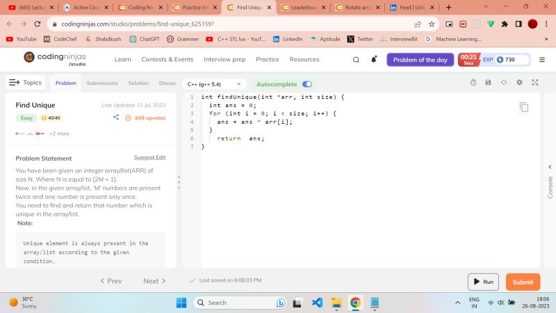 Shivendra Patel on LinkedIn: #100dayschallenge #keepcoding #leetcode # ... Shivendra Patel on LinkedIn: #100dayschallenge #keepcoding #leetcode # ...