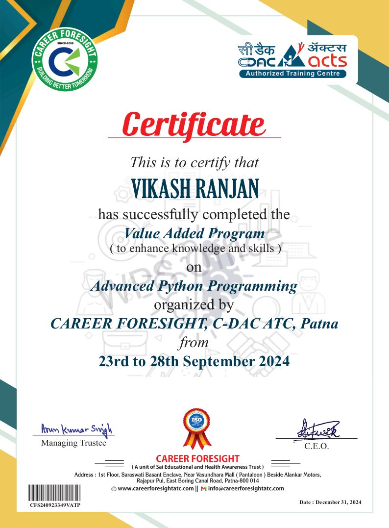 Er Vikash Ranjan(He/Him) on LinkedIn: #python #advancedpython #learning ... Er Vikash Ranjan(He/Him) on LinkedIn: #python #advancedpython #learning ...