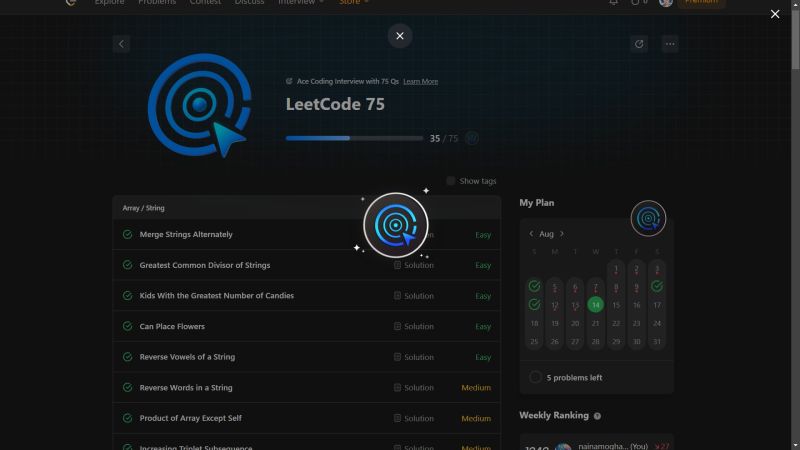 Naina . on LinkedIn: #leetcode #100daysofcode #codingchallenge #blind75 Naina . on LinkedIn: #leetcode #100daysofcode #codingchallenge #blind75