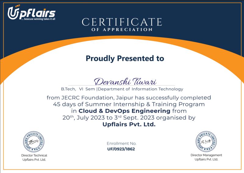 I earned my DevOps certification! | Devanshi Tiwari posted on the topic ... I earned my DevOps certification! | Devanshi Tiwari posted on the topic ...