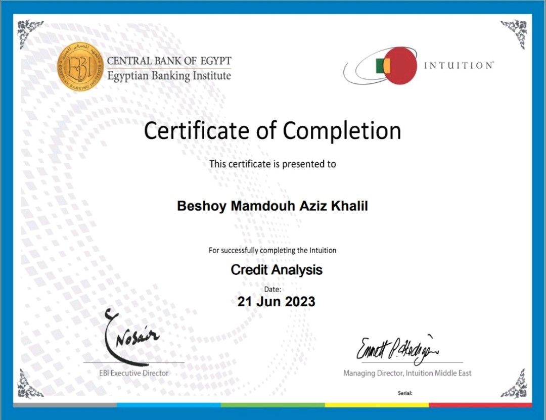 Beshoy Mamdouh on LinkedIn: I’m happy to share that I’ve obtained a new ... Beshoy Mamdouh on LinkedIn: I’m happy to share that I’ve obtained a new ...