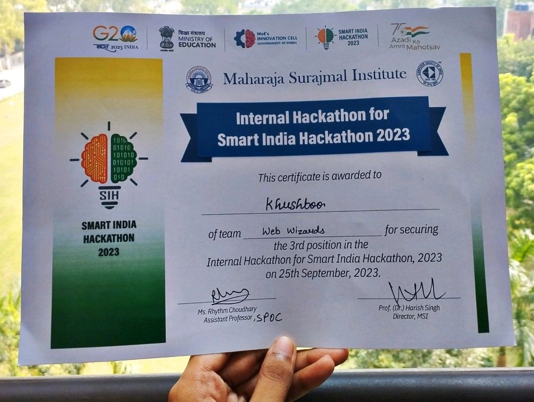 Khushboo Siddiqui on LinkedIn: #hackathon #innovation #teamwork # ... Khushboo Siddiqui on LinkedIn: #hackathon #innovation #teamwork # ...
